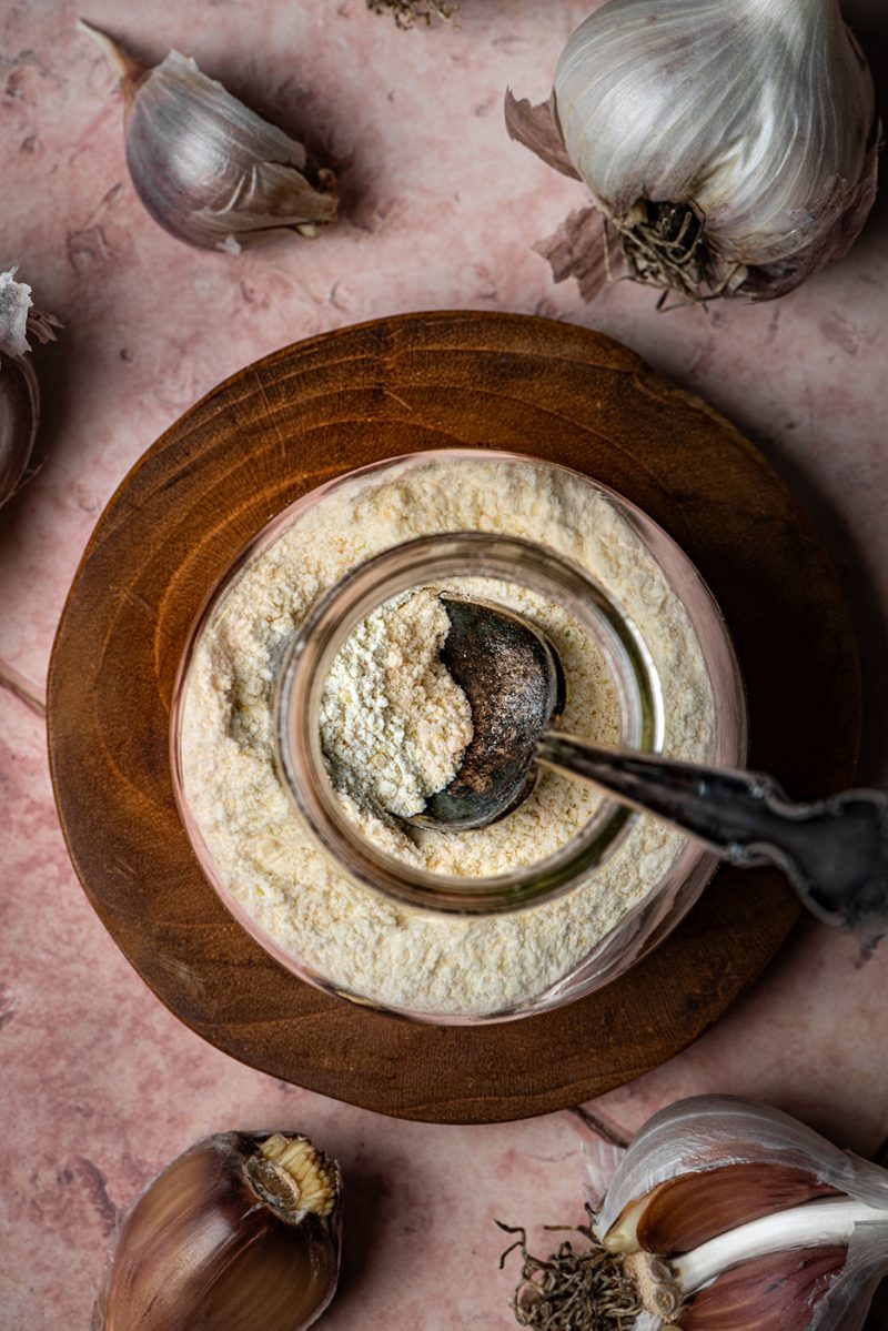 Homemade Garlic Powder - Here In The Midst